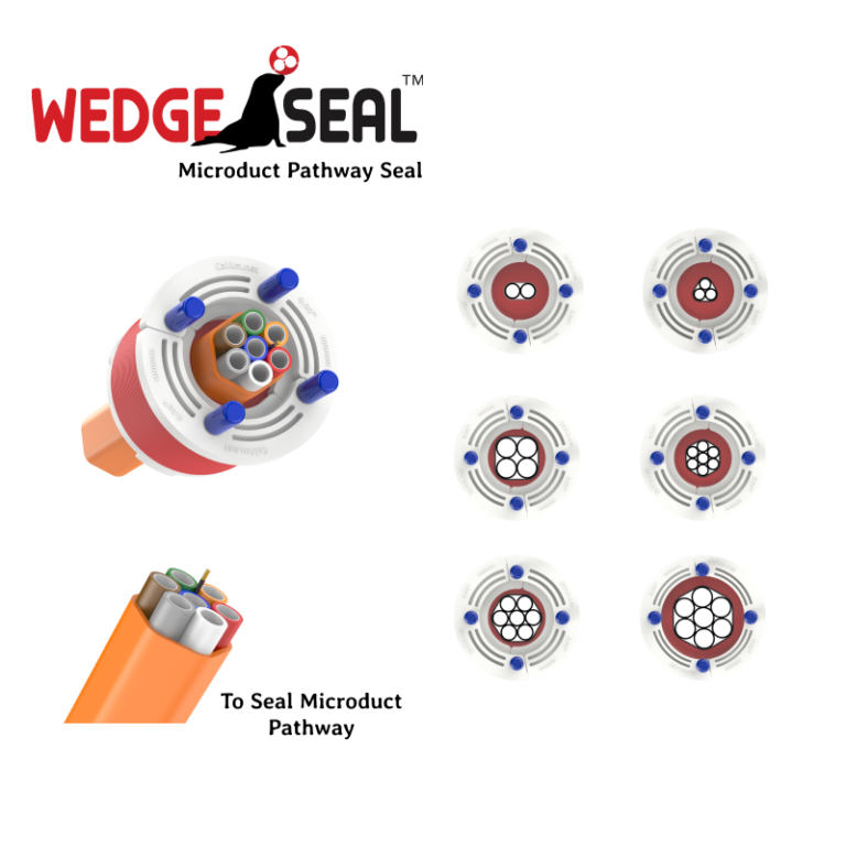 Entry Seal Duct Plugs for Microduct pathway | Split Seal